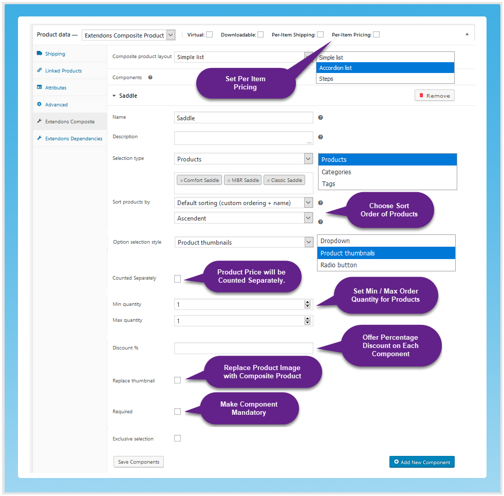 Woocommerce Composite Products Plugin By Extendons Codecanyon